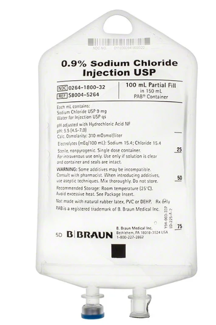 Sodium Chloride IV Fluid Drip – 0.9% – Blaque Sigma